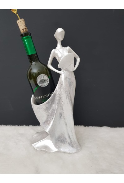 Arose Elbiseli Kız Dekor Şişelik Şaraplık Ev Ofis Dekoru Arose Elbiseli Kız Dekor Şişelik Şaraplık Ev Ofis Dekoru