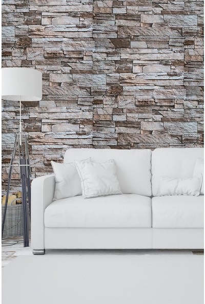 İnci Concept 3 Boyutlu Taş Desen 7290 Duvar Kağıdı 5 M²