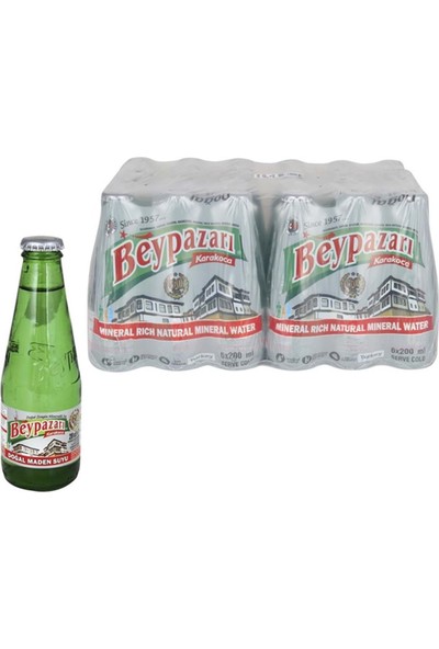 Beypazarı Sade Soda 200 ml 24'lü Beypazarı Sade Soda 200 ml 24'lü