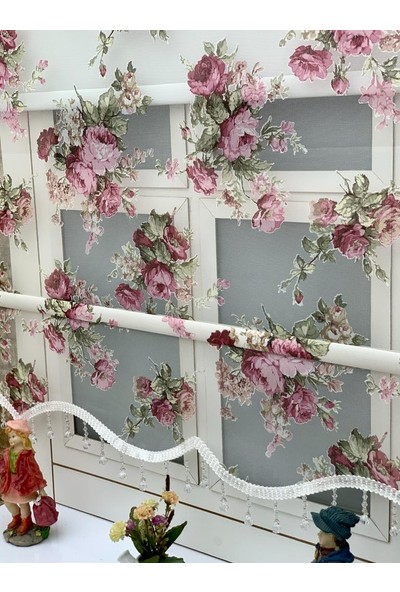 Yazar Home Çift Mekanizmalı Boncuklu Tül Stor Perde - 3547 Yazar Home Çift Mekanizmalı Boncuklu Tül Stor Perde - 3547