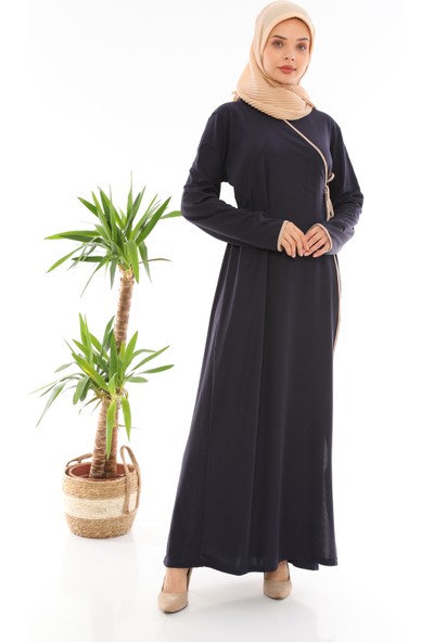 Medipek Namaz Elbisesi Yandan Bağlamalı Lacivert Medipek Namaz Elbisesi Yandan Bağlamalı Lacivert