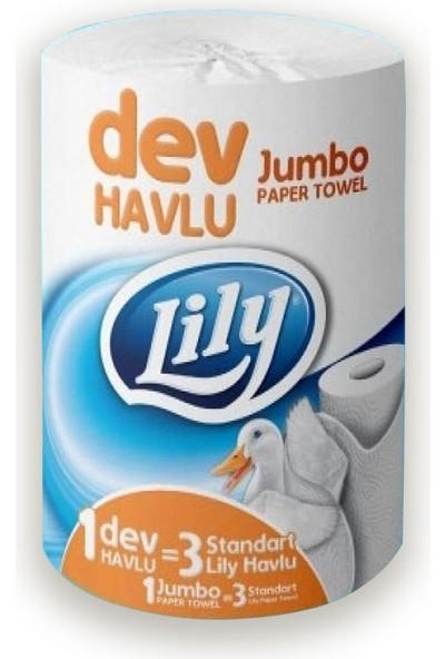 Lily Kağıt Havlu Tekli Dev Kağıt Havlu 30 Metre