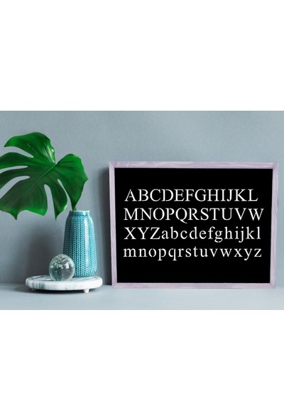 Tasarım Eshas Ahşap Çerçeveli Tablo-Beyaz- 20X40 cm Tasarım Eshas Ahşap Çerçeveli Tablo-Beyaz- 20X40 cm