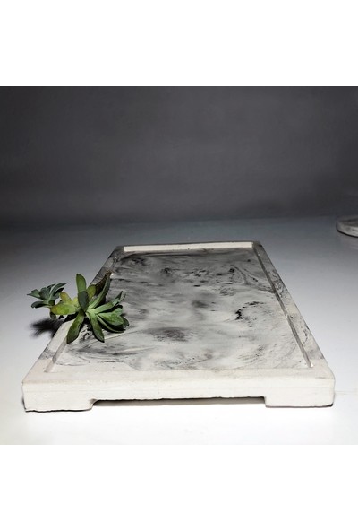 RocArt Home Beton Sunum Tepsisi (Mermer Efektli) RocArt Home Beton Sunum Tepsisi (Mermer Efektli)