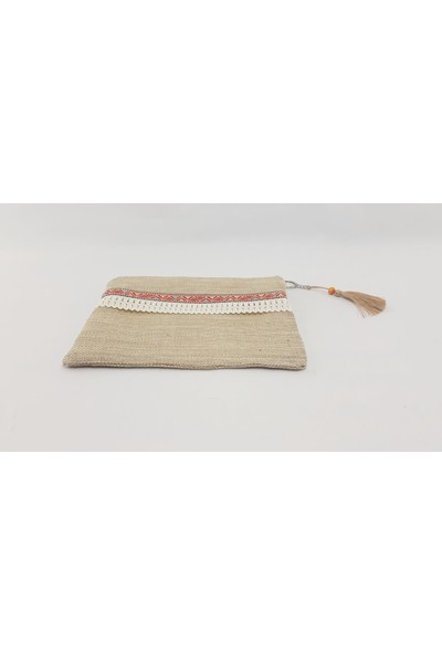 Neoclik Jüt Hasır Kadın Portföy & Clutch Çanta