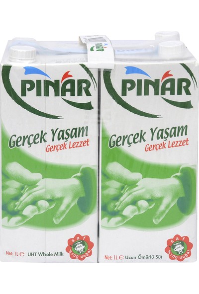 Pınar Tam Yağlı Süt 4 x 1 lt