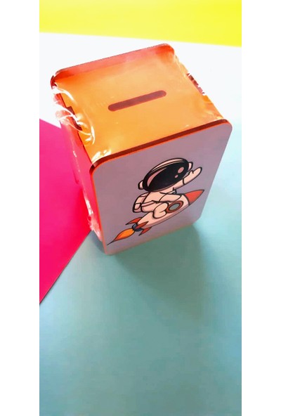 Ermap Ahşap Desenli Kumbara Ermap Ahşap Desenli Kumbara