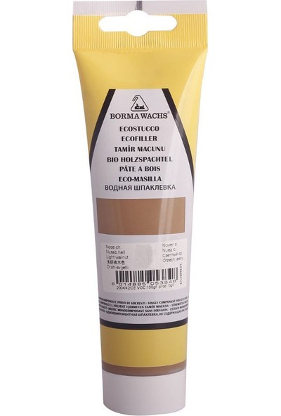 Borma Wachs Masif Tamir Macunu Ecostucco 630 Koyu Ceviz 200 gr