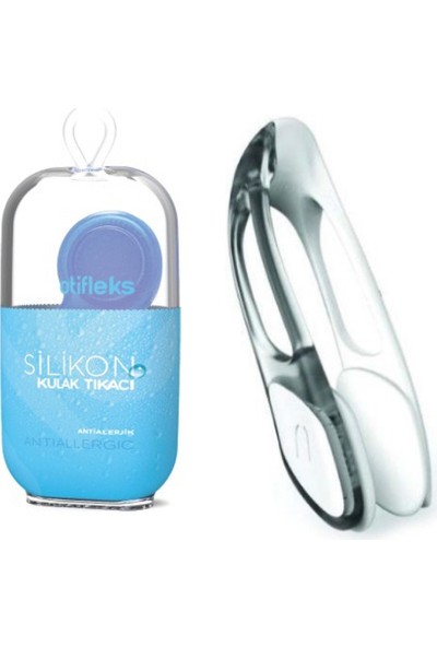 Otifleks Ayarlanabilir Burun Mandalı + Silikonlu Kulak Tıkacı 2'li