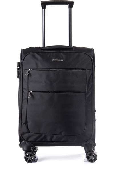 Ççs 430 Kumaş Orta Boy Valiz Siyah Renk