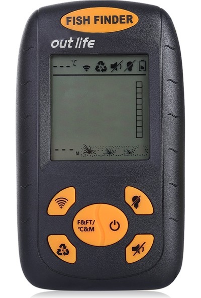 Goodbest Xf-01 Taşınabilir Sonar LCD Balık Bulucu Tel Alarm 100 M (Yurt Dışından) Goodbest Xf-01 Taşınabilir Sonar LCD Balık Bulucu Tel Alarm 100 M (Yurt Dışından)