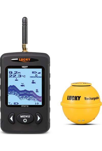 Goodbest FFW718LA Balık Kablosuz Taşınabilir Bulucu 45 M / 135FT Sonar Derinlik Alarm Siren (Yurt Dışından) Goodbest FFW718LA Balık Kablosuz Taşınabilir Bulucu 45 M / 135FT Sonar Derinlik Alarm Siren (Yurt Dışından)
