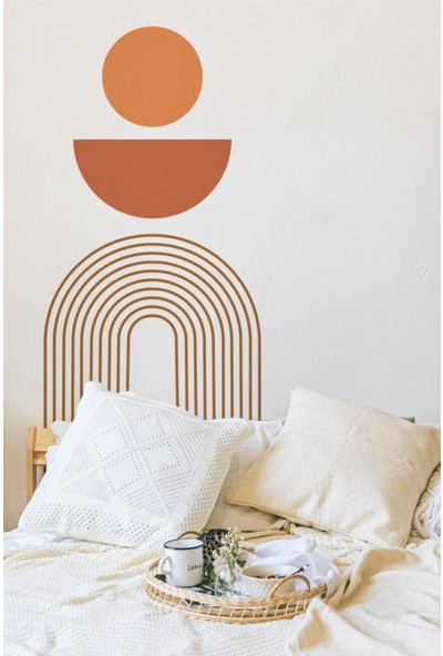 Piksel Grafik Geometrik Bohem Duvar Stickerı