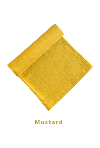 Tiny Lamb Tinylamb Cuddle %100 Pamuk Müslin Örtü Mustard 100 x 150 cm Tiny Lamb Tinylamb Cuddle %100 Pamuk Müslin Örtü Mustard 100 x 150 cm
