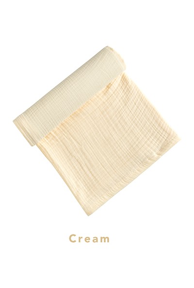 Tiny Lamb Tinylamb Cuddle %100 Pamuk Müslin Örtü Cream 100 x 150 cm Tiny Lamb Tinylamb Cuddle %100 Pamuk Müslin Örtü Cream 100 x 150 cm