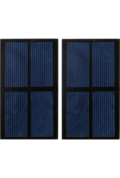 Gahome 2 Adet 0.5 W 1 V Mini Güneş Paneli Polikristal Silikon (Yurt Dışından) Gahome 2 Adet 0.5 W 1 V Mini Güneş Paneli Polikristal Silikon (Yurt Dışından)