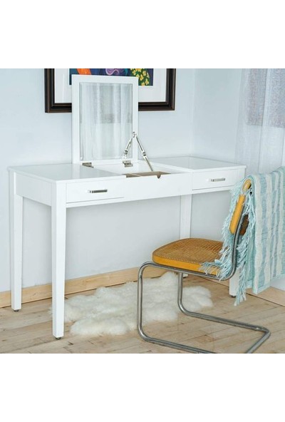 Babish Home Çok Amaçlı, Şık ve Aynalı Dekoratif Makyaj Masası