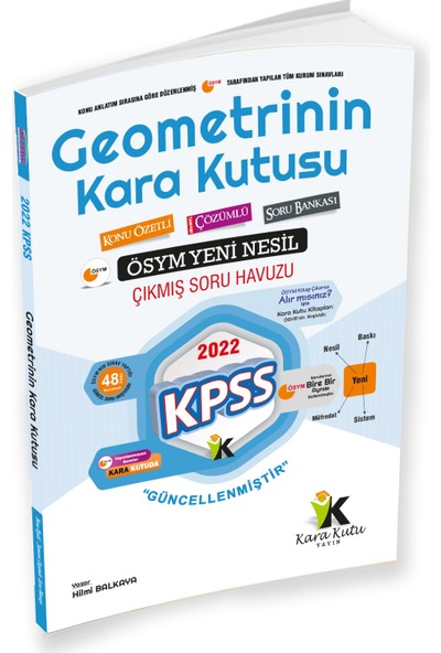 Informal Yayınları Kpss Geometrinin Kara Kutusu Tamamı Çözümlü Çıkmış Soru Bankası