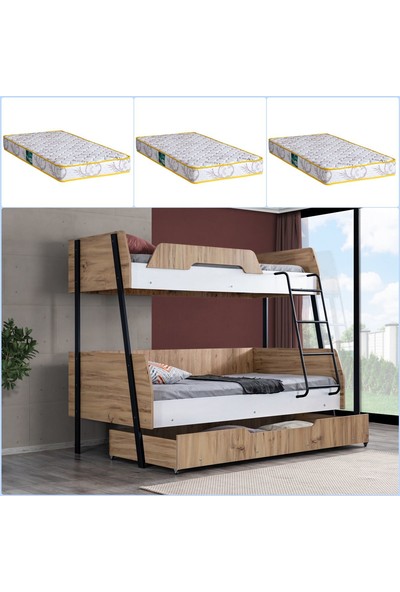 Setay Ranza, Alba Yavrulu Ranza, Beyaz Geniş Ranza + 3 Adet Comfort Yatak Setay Ranza, Alba Yavrulu Ranza, Beyaz Geniş Ranza + 3 Adet Comfort Yatak