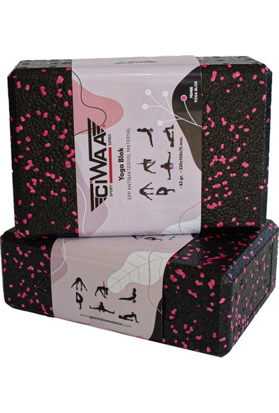 Ciwaa Epp Yoga Blok Pembe 2'li