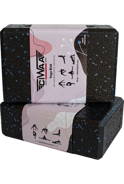 Ciwaa Epp Yoga Blok Mavi 2'li