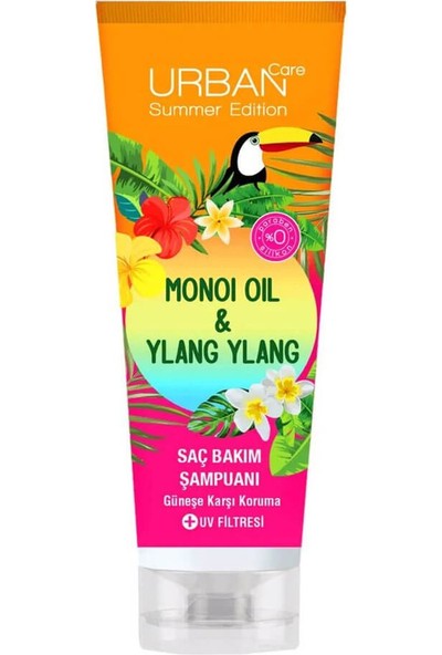 Urban Care Urban Summer Edition Monoi Oil & Ylang Ylang Saç Bakım Şampuanı +Uv Filtresi 250ML Urban Care Urban Summer Edition Monoi Oil & Ylang Ylang Saç Bakım Şampuanı +Uv Filtresi 250ML