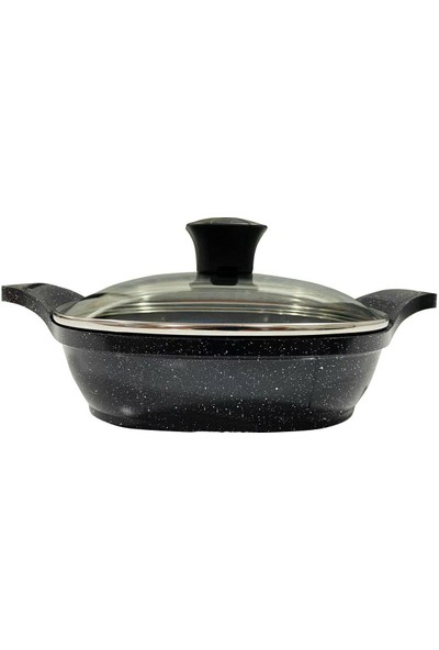 Evim Şahane Orion Kare Cam Kapaklı 22 cm. Basık Tencere Evim Şahane Orion Kare Cam Kapaklı 22 cm. Basık Tencere