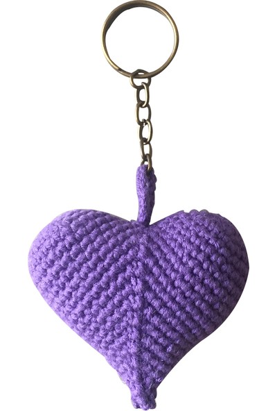 Kalp Amigurumi Anahtarlık