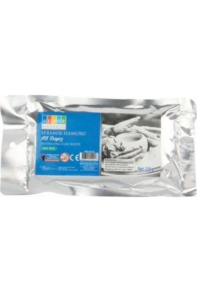 Südor Beyaz Seramik Kil Hamuru 250 gr Südor Beyaz Seramik Kil Hamuru 250 gr