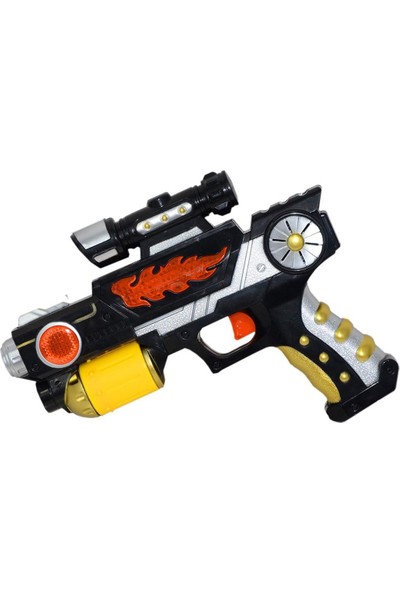 Prestij Oyuncak 632 Tabanca Işıklı Sesli Lazerli 21 cm Prestij Oyuncak 632 Tabanca Işıklı Sesli Lazerli 21 cm