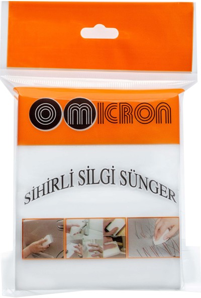 Omicron 2'li Magic Sponge Sihirli Sünger Omicron 2'li Magic Sponge Sihirli Sünger