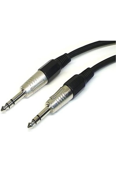 Yka 6.3 mm Erkek-Erkek Stereo Trs Kablo 3 Metre Yka 6.3 mm Erkek-Erkek Stereo Trs Kablo 3 Metre