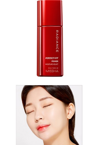 Mıssha Yağlı Görünümü Kontrol Altına Alan Kadife Makyaj Bazı 40MLRADIANCE Perfect Fitprimer Moisture Velvet Mıssha Yağlı Görünümü Kontrol Altına Alan Kadife Makyaj Bazı 40MLRADIANCE Perfect Fitprimer Moisture Velvet