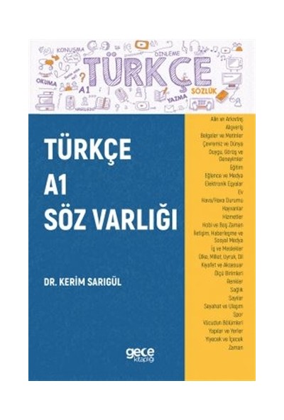 Türkçe A1 Söz Varlığı - Kerim Sarıgül