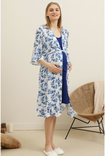 Aqua Pijama Aqua 21545 Bayan Sabahlık Aqua Pijama Aqua 21545 Bayan Sabahlık