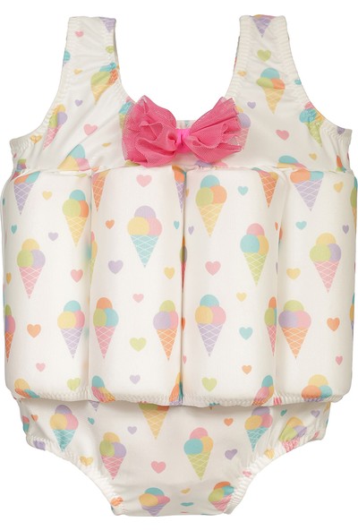 Swim Foam Icecream Yüzmeye Yardımcı Batmaz Kız Çocuk Mayosu Swim Foam Icecream Yüzmeye Yardımcı Batmaz Kız Çocuk Mayosu