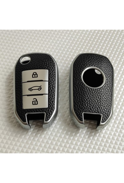Pelitoto Peugeot 208 308 508 408 2008 3008 407 307 4008 Citroen C4 Süperlüx Anahtar Kılıfı