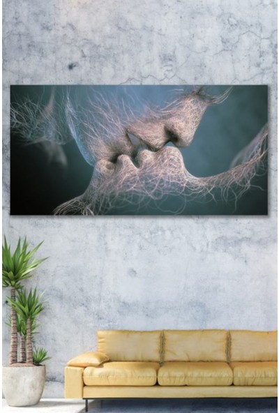 Yoko Sürreal Aşk Duvar Kanvas Tablo 60 x 120 cm Yoko Sürreal Aşk Duvar Kanvas Tablo 60 x 120 cm