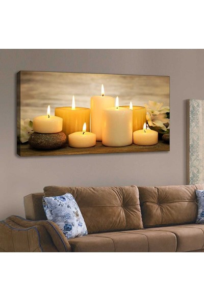 Yoko Kanvas Tablo Mum Işığı Duvar Dekorasyon Moda Tablo 60 x 90 cm Yoko Kanvas Tablo Mum Işığı Duvar Dekorasyon Moda Tablo 60 x 90 cm