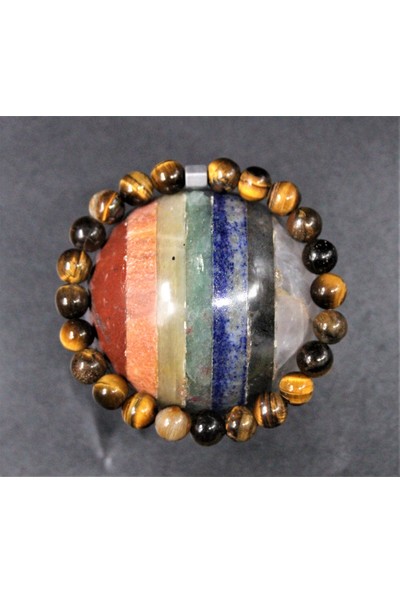 Zin Doğaltaş Doğaltaş Kaplan Gözü Bileklik (8mm)