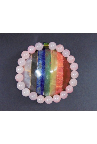 Zin Doğaltaş Doğaltaş Pembe Kuvars Bileklik(8mm) Zin Doğaltaş Doğaltaş Pembe Kuvars Bileklik(8mm)