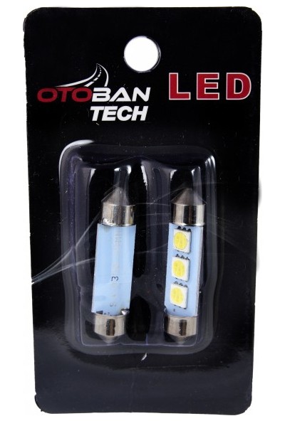 Otoban Tech Oto Park Plaka Sofit LED 3 Çip Smd 36 mm 12 V Beyaz Otoban Tech Oto Park Plaka Sofit LED 3 Çip Smd 36 mm 12 V Beyaz