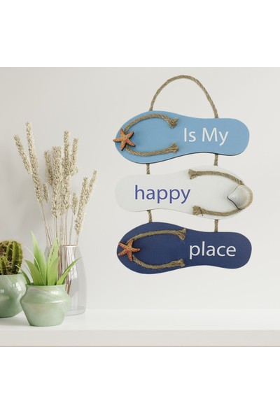 Okutan Hobi Ahşap Ipli Duvar Süsü