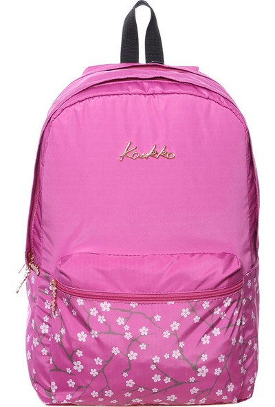 Kaukko K1219 Soft Floral Sırt Çantası Fuşya Kaukko K1219 Soft Floral Sırt Çantası Fuşya