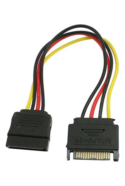 Molix Sata 15 Pin Dişi Erkek Power Kablo Sata Güç Uzatma Kablosu Molix Sata 15 Pin Dişi Erkek Power Kablo Sata Güç Uzatma Kablosu