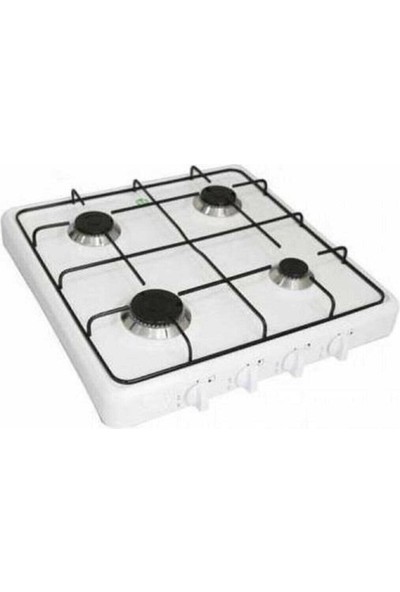 Set Üstü Lpg Ocak 4 Gözlü Paslanmaz Çelik 4 Lü Ocak Tüp Uyumlu