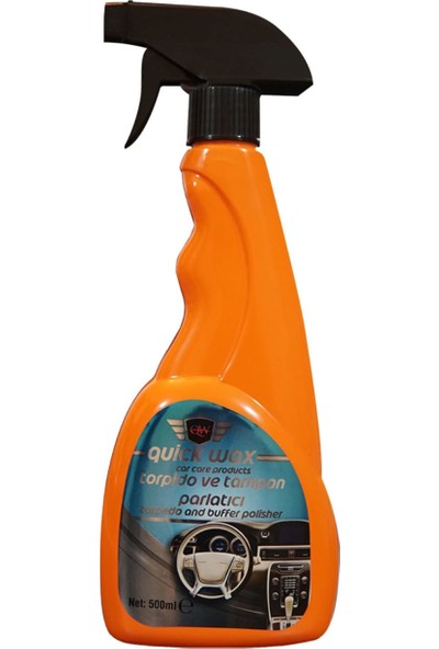 Quick Wax Oto Torpido ve Tampon Parlatıcı Araç Torpido Parlatıcı Süt 400 ml Sprey Quick Wax Oto Torpido ve Tampon Parlatıcı Araç Torpido Parlatıcı Süt 400 ml Sprey