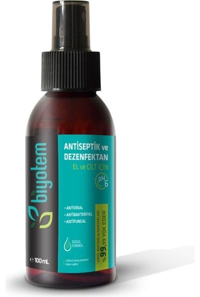 Biyotem Dezenfektan El ve Cilt Için 100 ml Spreyli