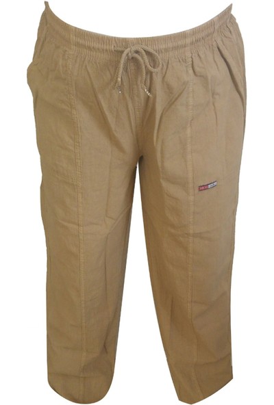 Nacar Çarşı Unisex Ham Bez Yazlık Rahat Keten Pantolon
