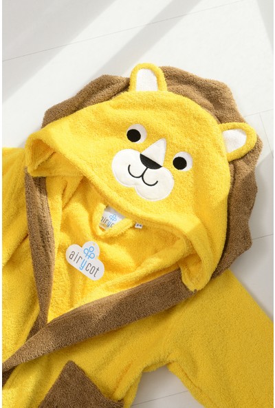 Airycot Çocuk Bornoz Aslan 7 - 8 Yaş